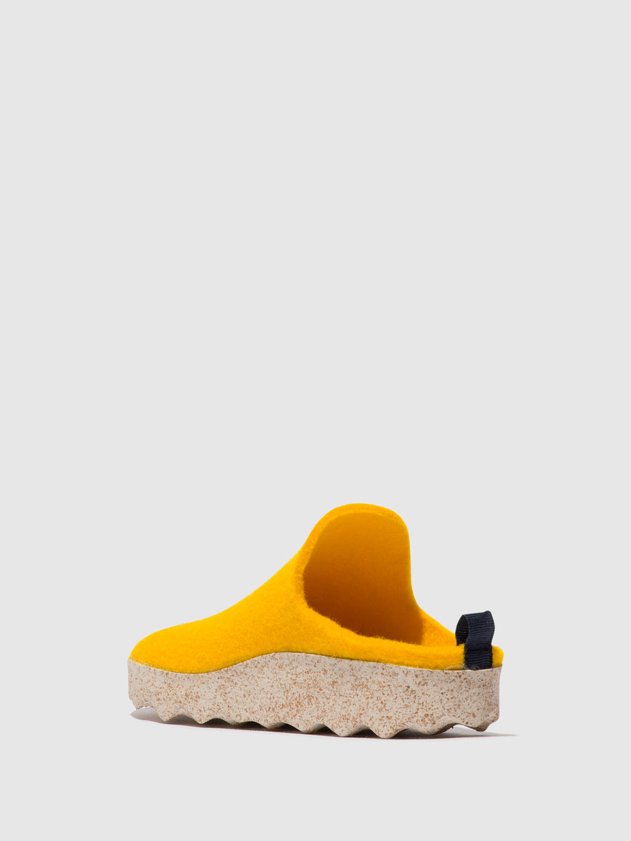 Slip-on Mules COME YELLOW – ASPORTUGUESAS