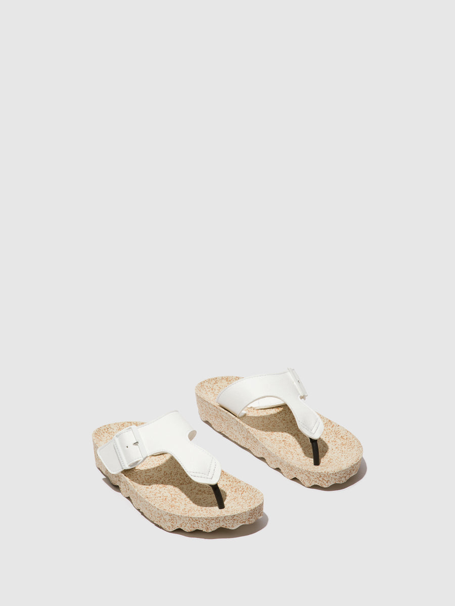 Slip-on Sandals FUSE White – ASPORTUGUESAS