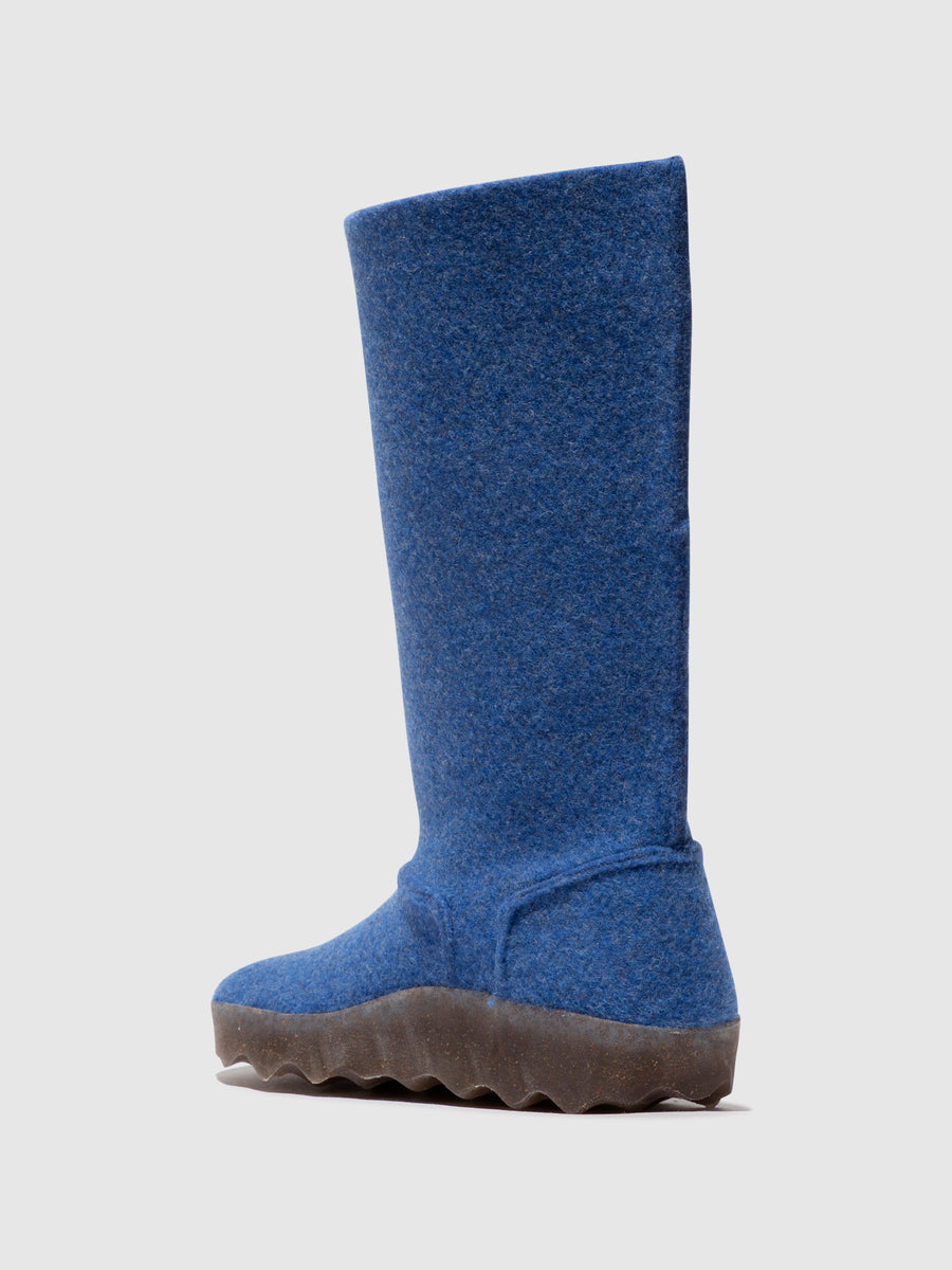 Knee-High Boots CORA BLUE – ASPORTUGUESAS